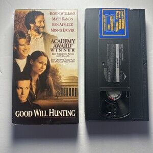 Media | Good Will Hunting Vhs 1998 Robin Williams Matt Damon Ben ...
